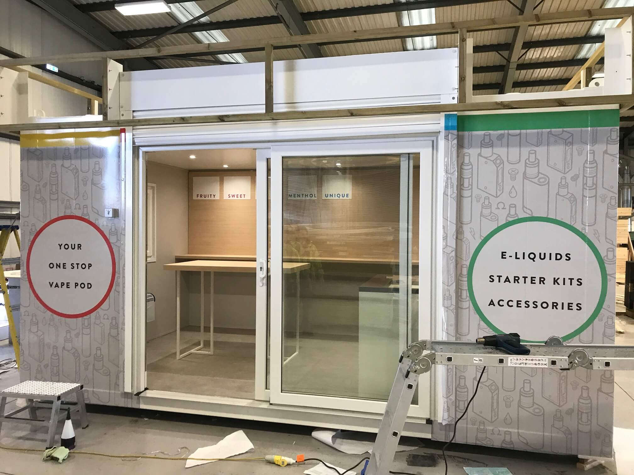 Sited Pods - Retail Shop Pods